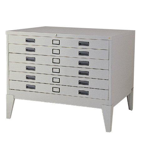 Model L52A Vertical Plan File Cabinet – Lion Steelworks